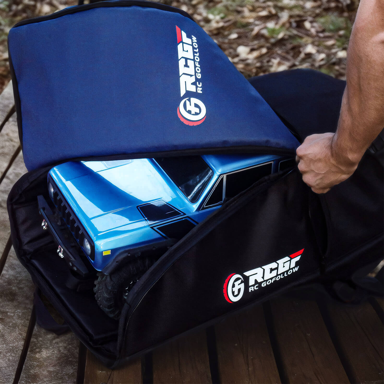 GoBag I 1/10 RC Car Bag Carrying Case Multi RC Crawler Truck Backpack ...