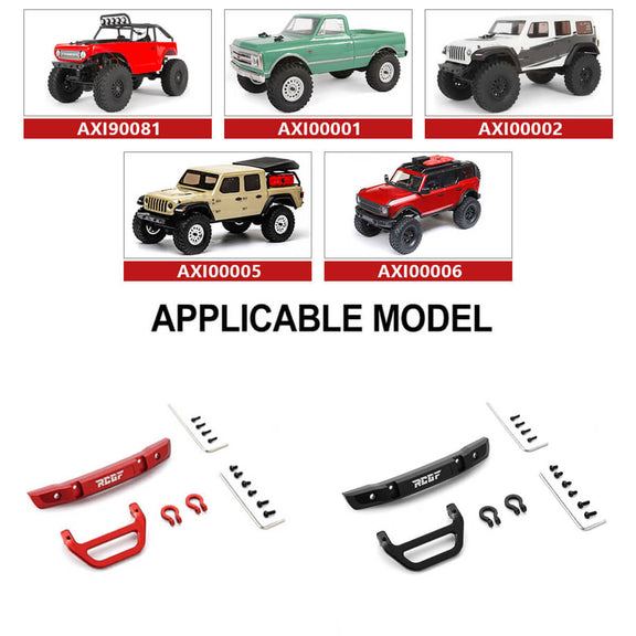 1/24 Axial SCX24 Front Bumper Alloy Upgrades Red – RCGOFOLLOW