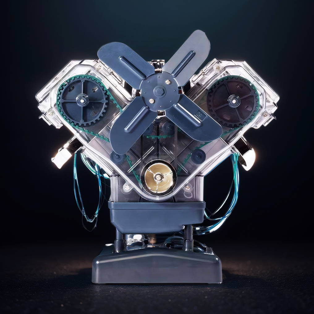 DIY Mini V8 Engine Model Kit Working Miniature Motor – RCGOFOLLOW