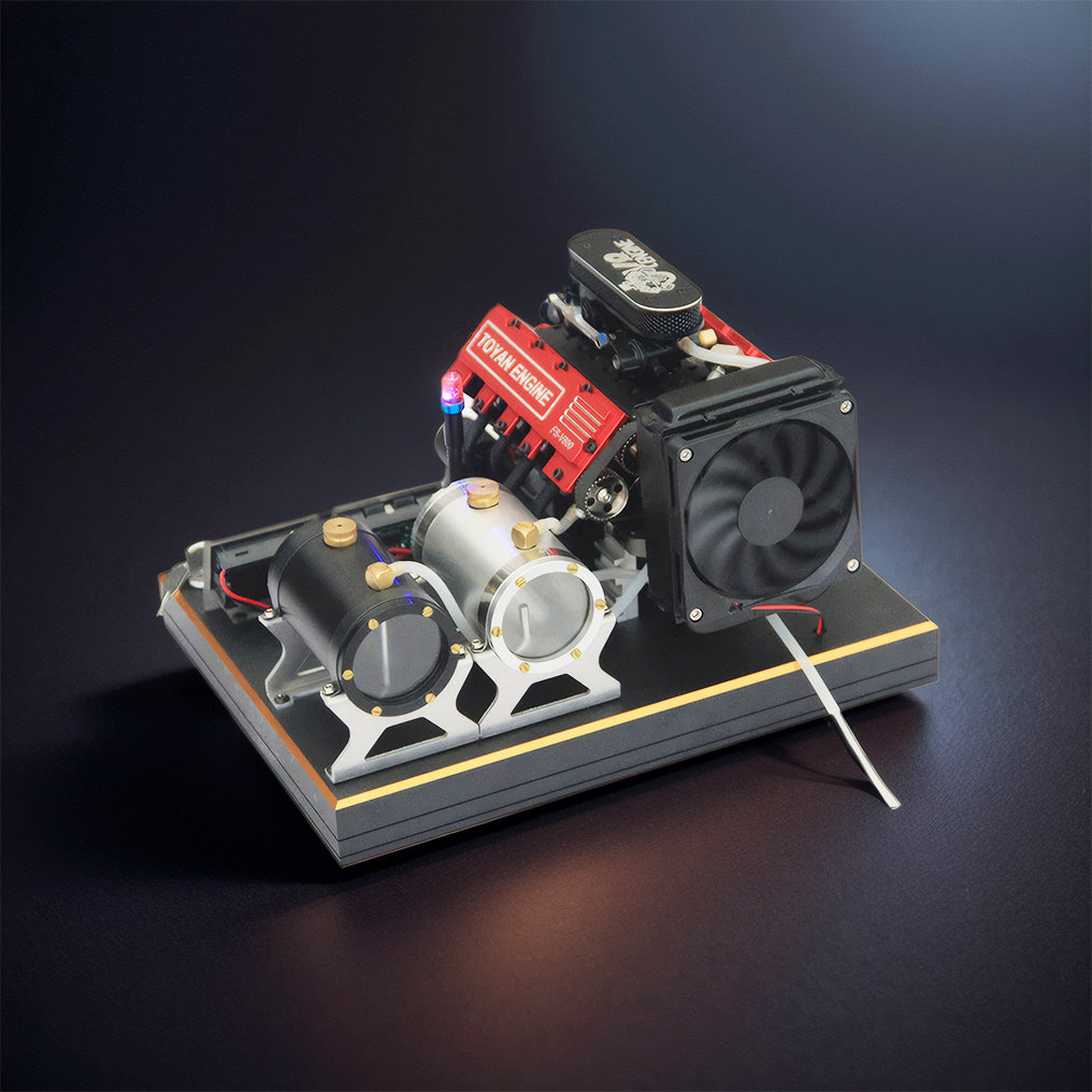 DIY V8 Engine Model With Starter Kit That Run 28cc Nitro Engine KIT FS ...