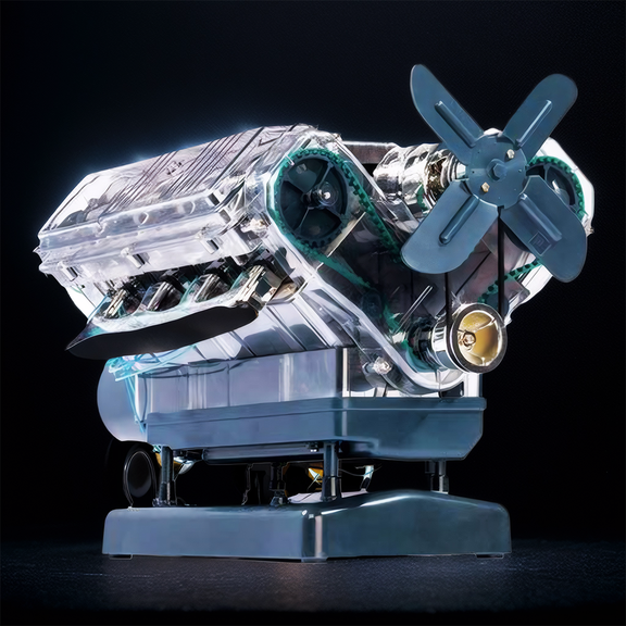 DIY Mini V8 Engine Model Kit Working Miniature Motor – RCGOFOLLOW
