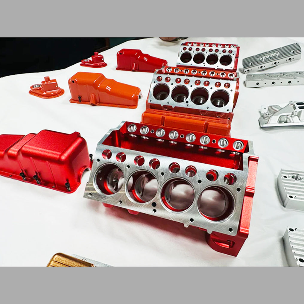DIY 1/6 Gasoline Flathead 4-Stroke V8 Water-Cooled Engine 44CC Model K ...