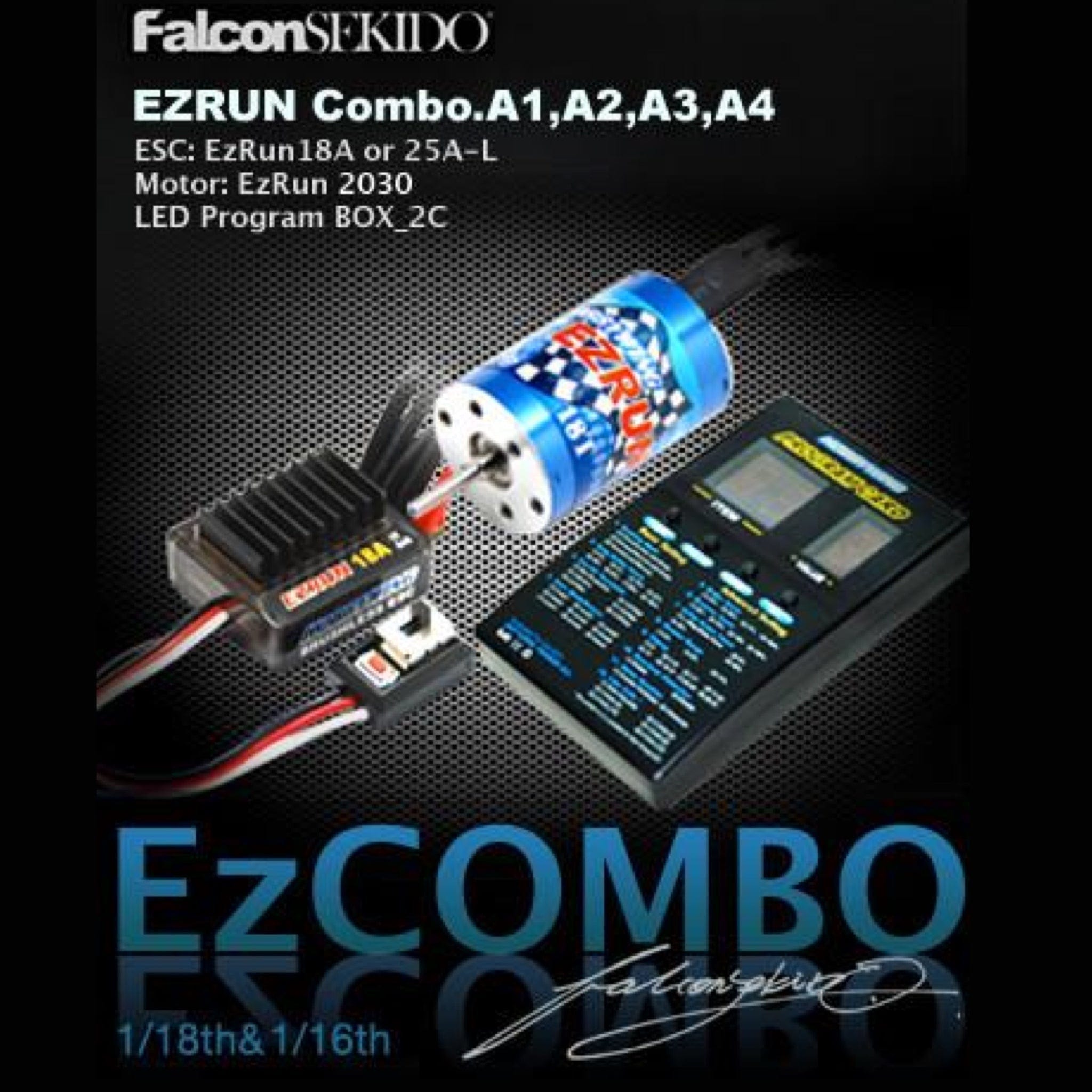 EZRUN Combo for 1/18 Car (A Series) – RCGOFOLLOW
